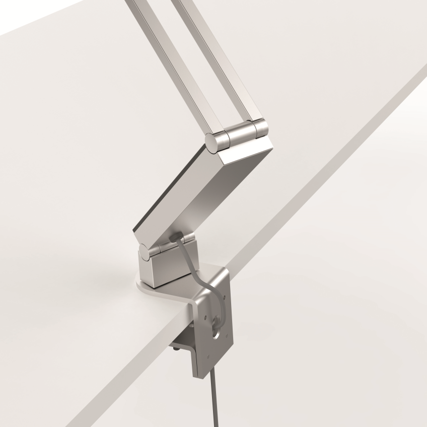 OfficeAid. Luctra Table Radial LONG ARM CLAMP Aluminium