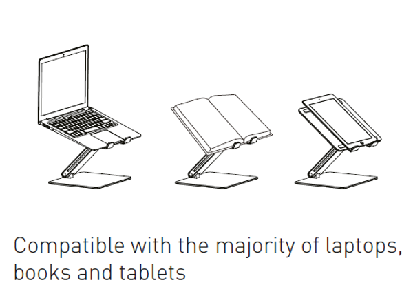 OfficeAid. Laptop Riser Contour