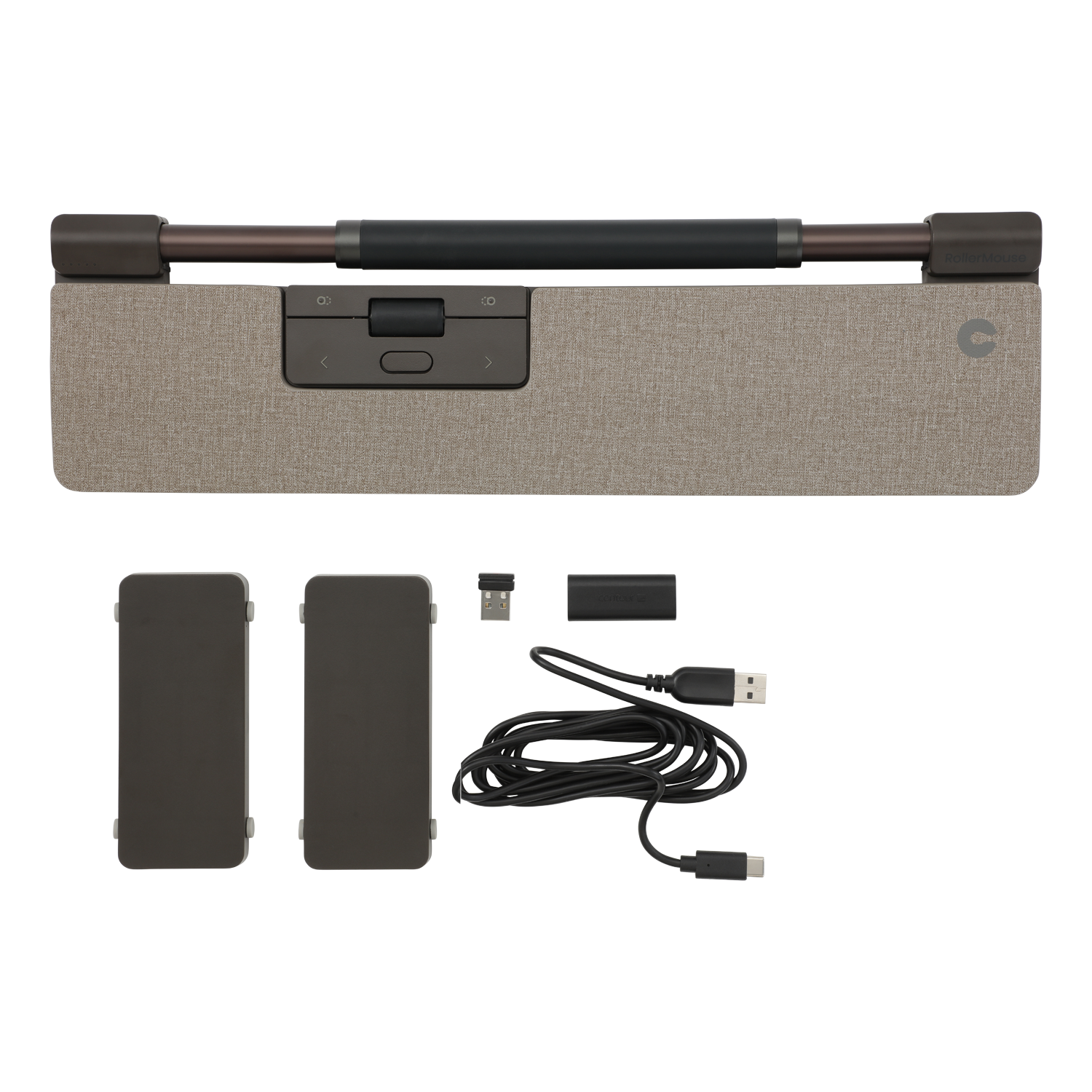 OfficeAid. RollerMouse Pro Slim Dark grey