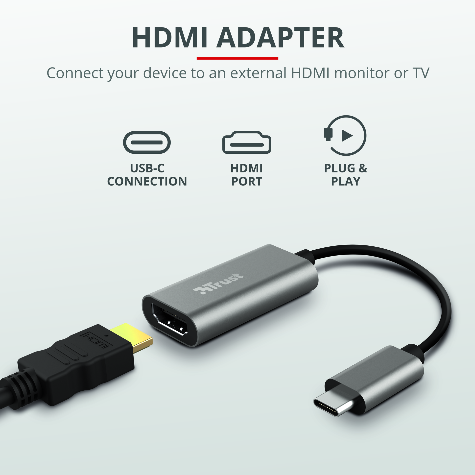 OfficeAid. USB-C HDMI Adapter Trust Dalyx